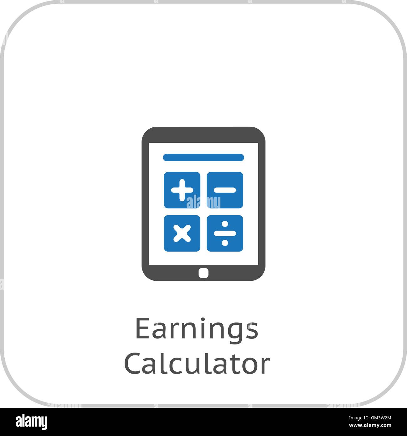 Flat design calculator hi-res stock photography and images - Alamy