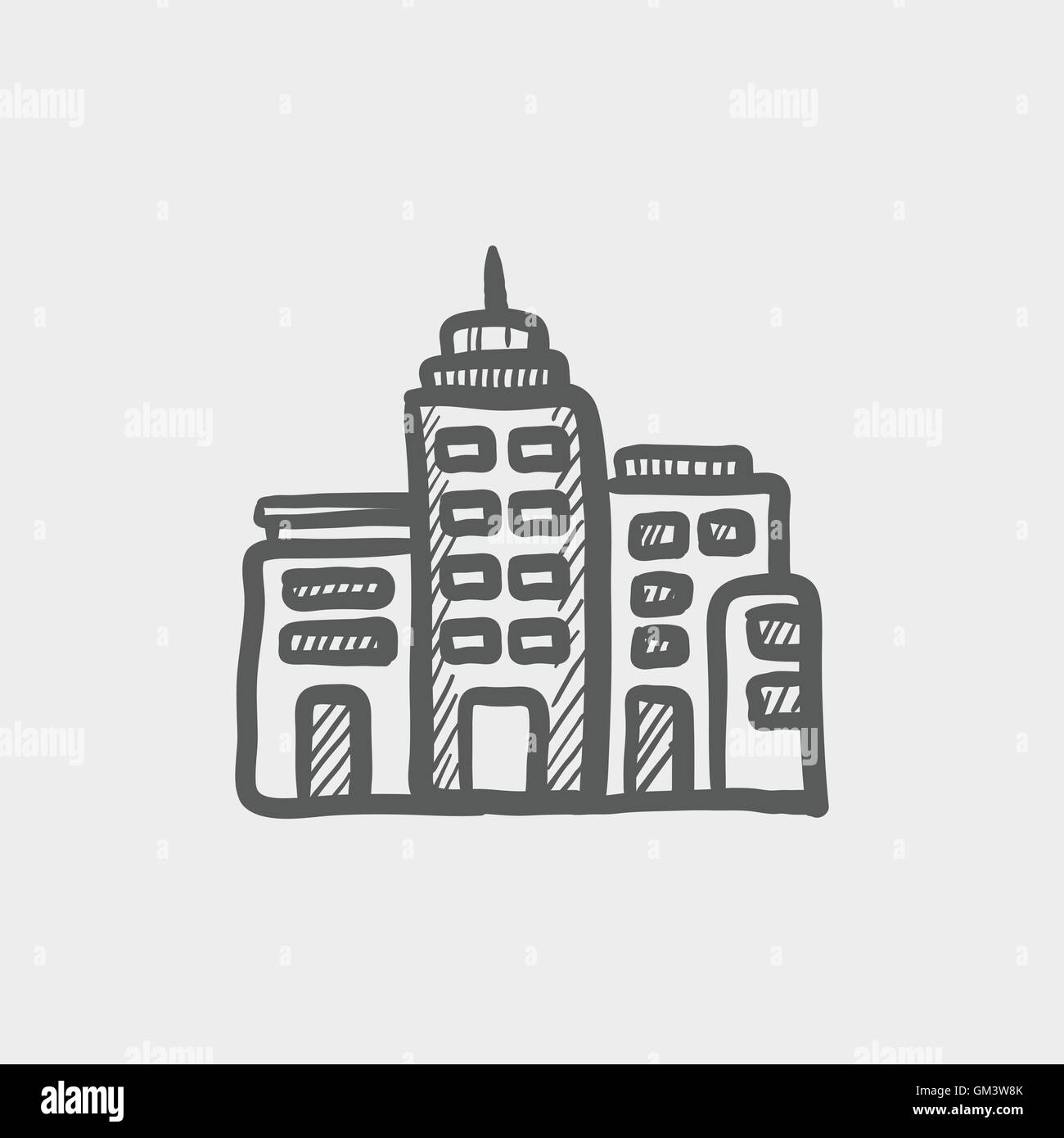 Building sketch Stock Vector Images - Alamy