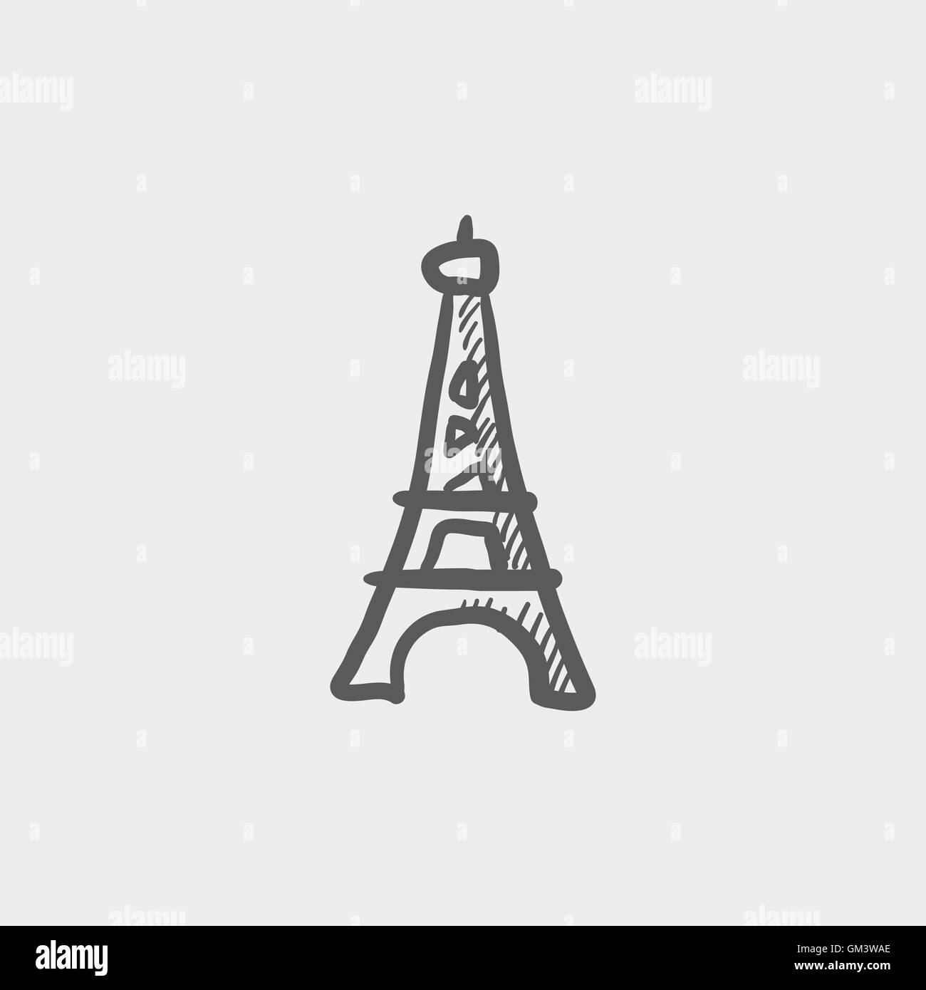 Paris line drawing Stock Vector Images - Alamy