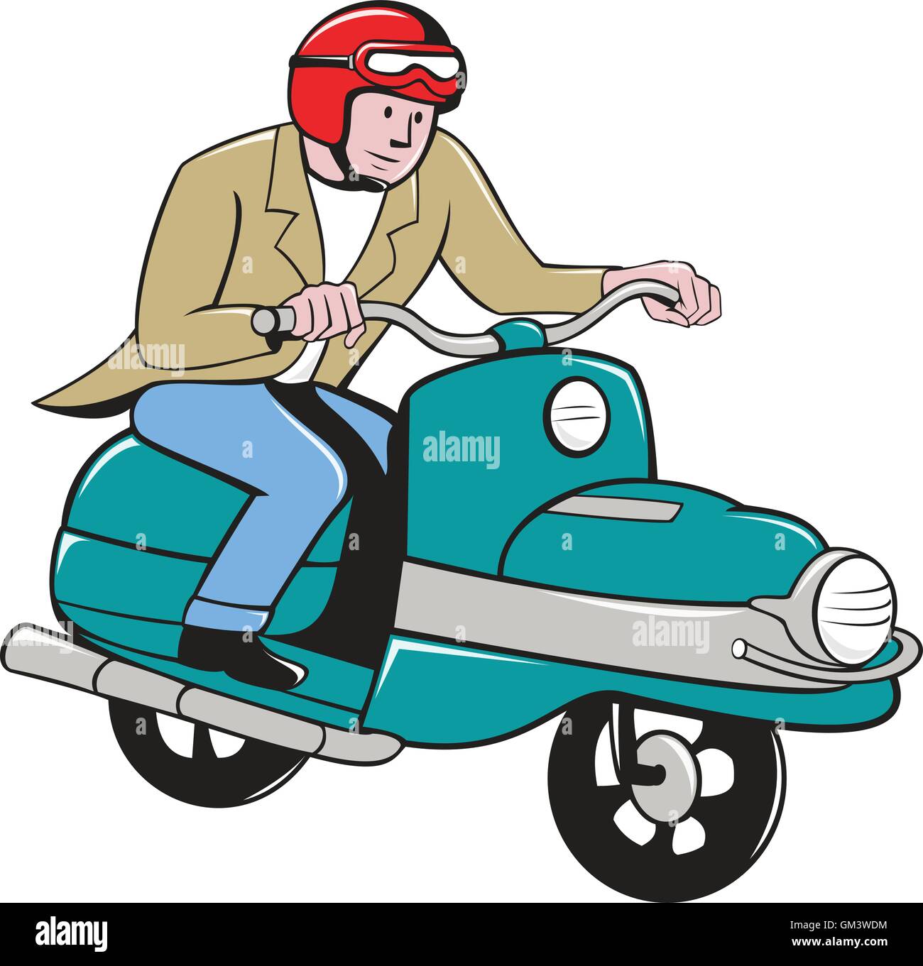 Male motorbike Stock Vector Images - Alamy