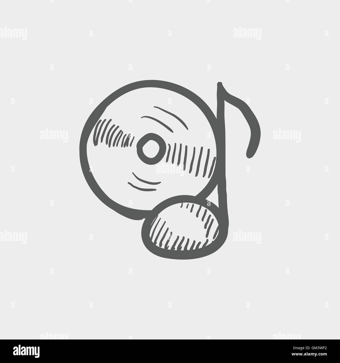 Note with phonograph record sketch icon Stock Vector Image & Art - Alamy Note with phonograph record sketch icon Stock Vector Image & Art - Alamy