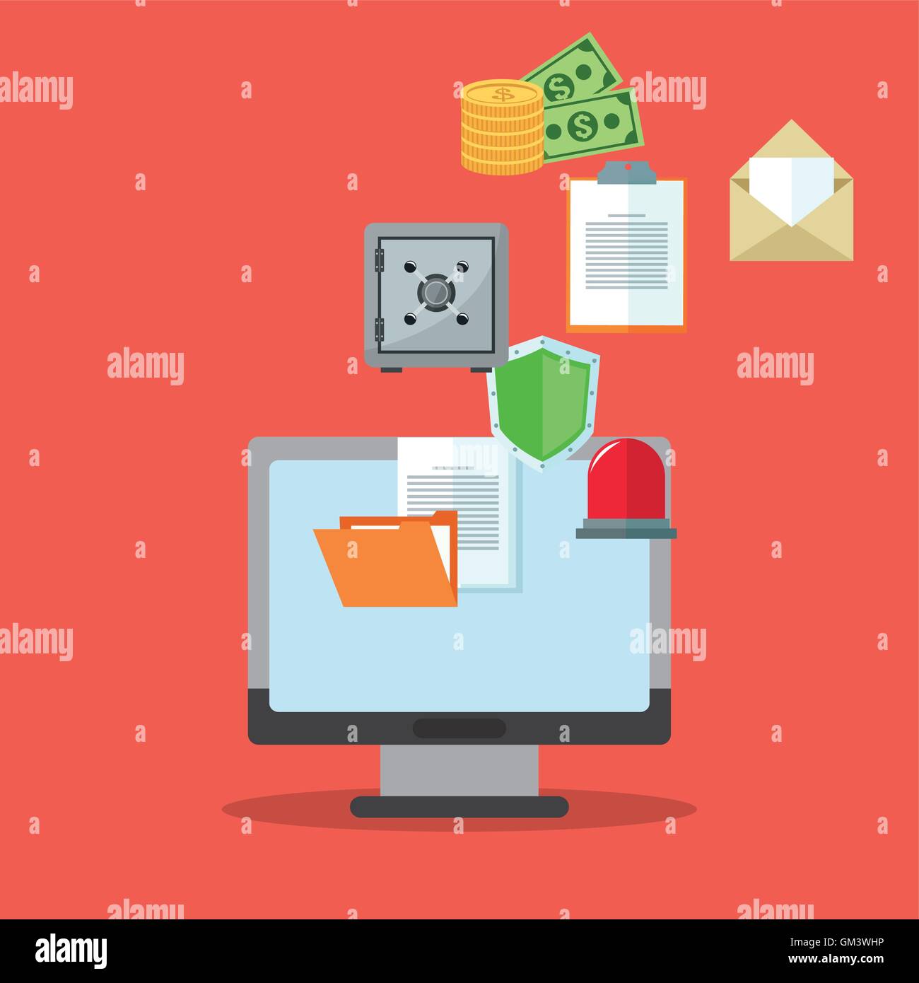 computer cyber security system design Stock Vector Image & Art - Alamy