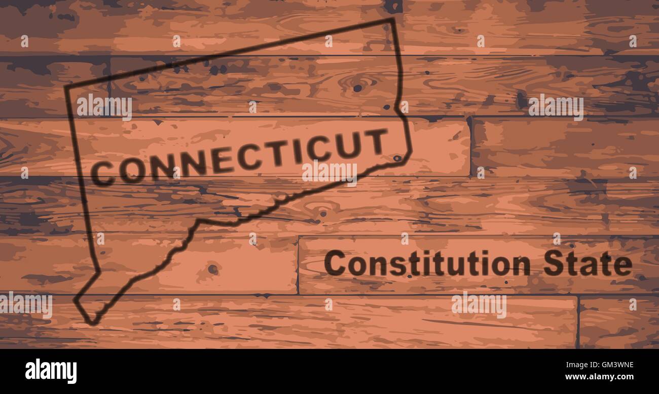 Connecticut map hi-res stock photography and images - Alamy