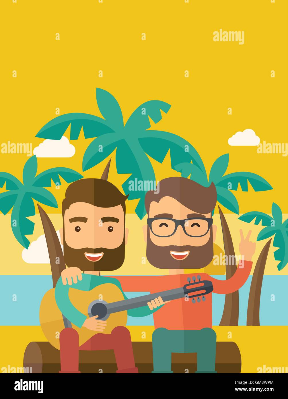 Couple playing vector Stock Vector Images - Alamy