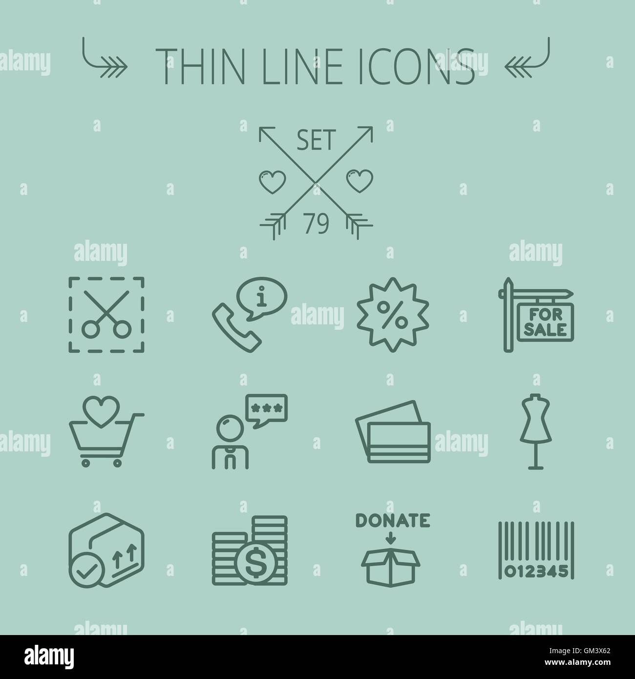 Stack coins set symbol Stock Vector Images - Alamy