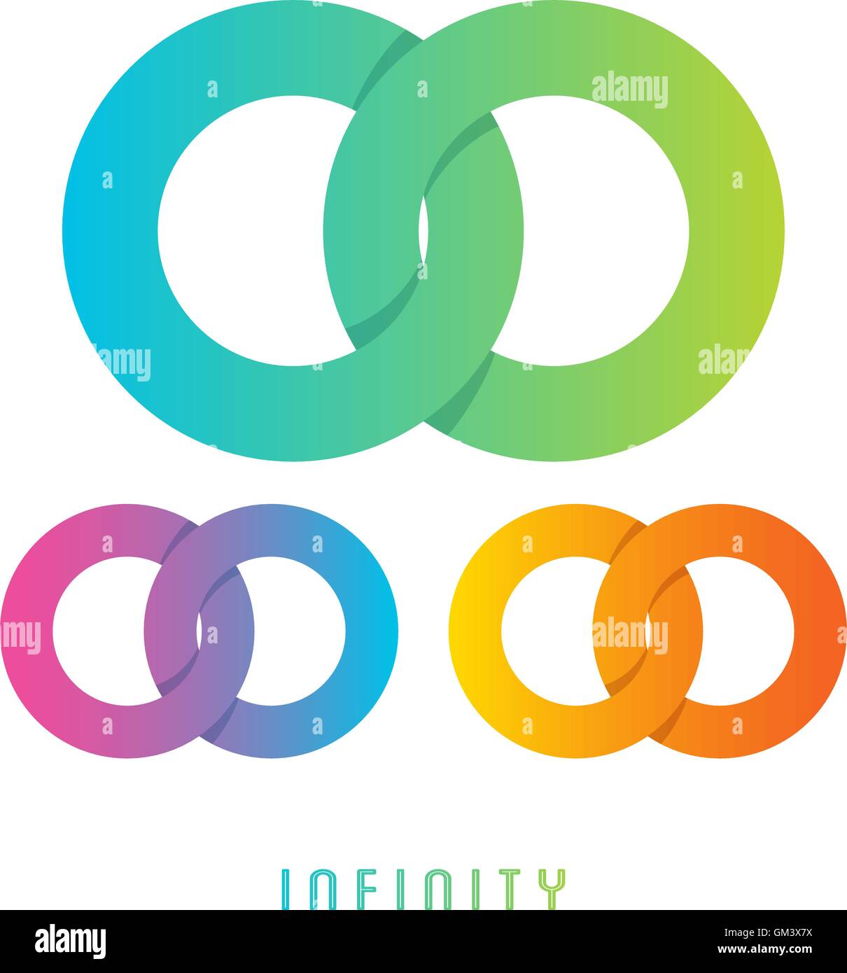 Infinity sign, different colored Stock Vector Image & Art - Alamy