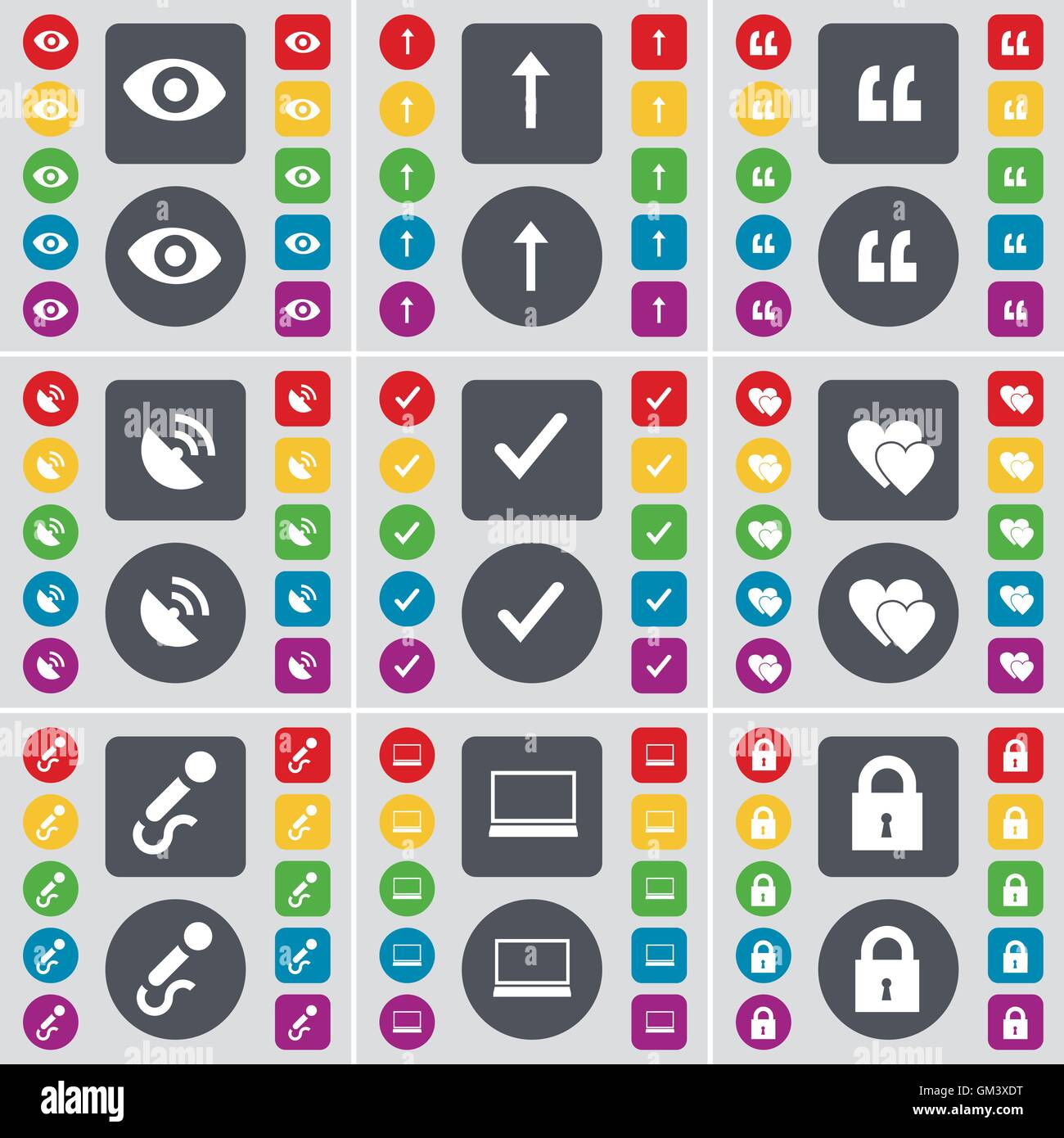 Up microphone vector Stock Vector Images - Alamy