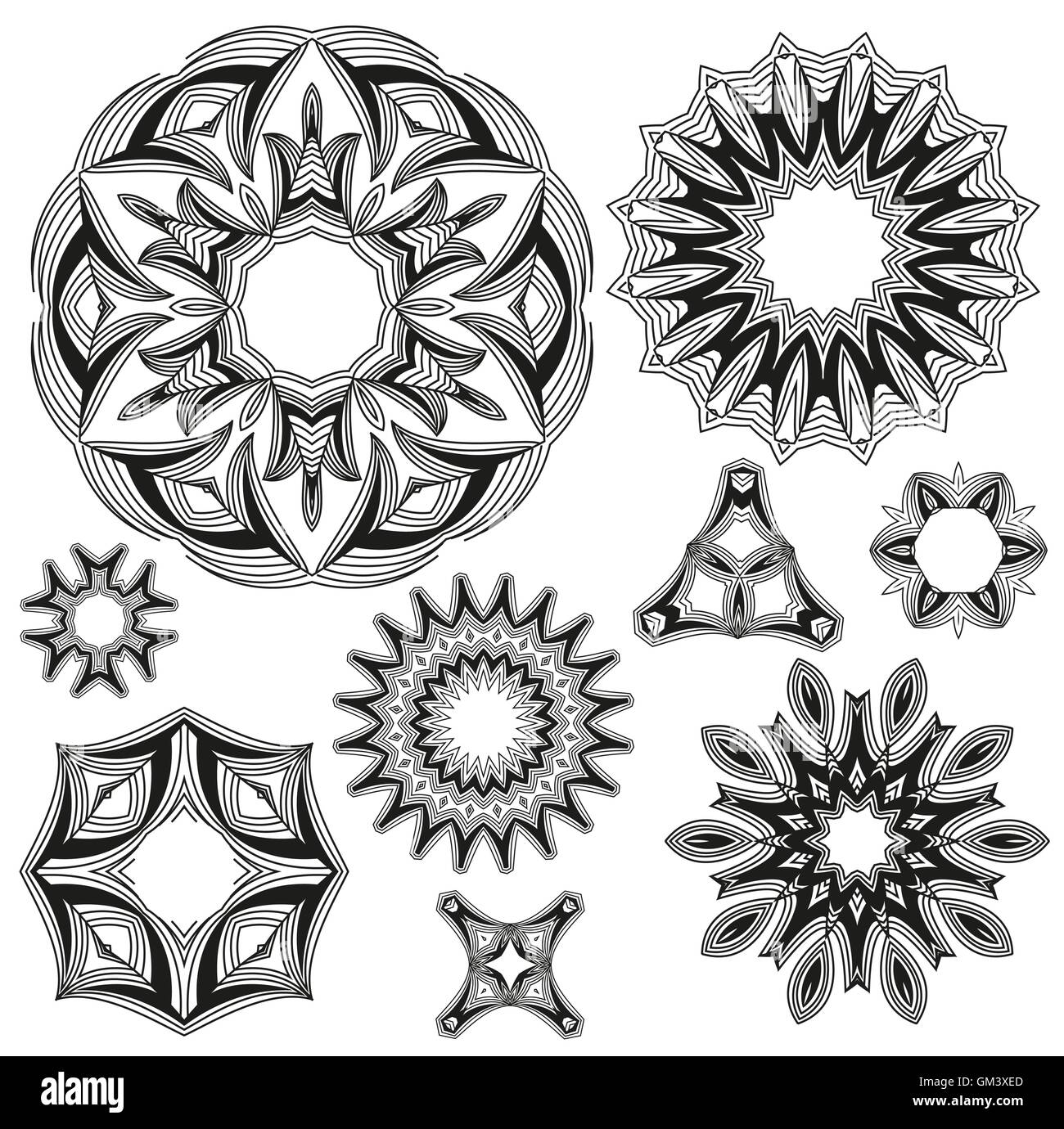 Floral Ornament Pattern Stock Vector Image & Art - Alamy