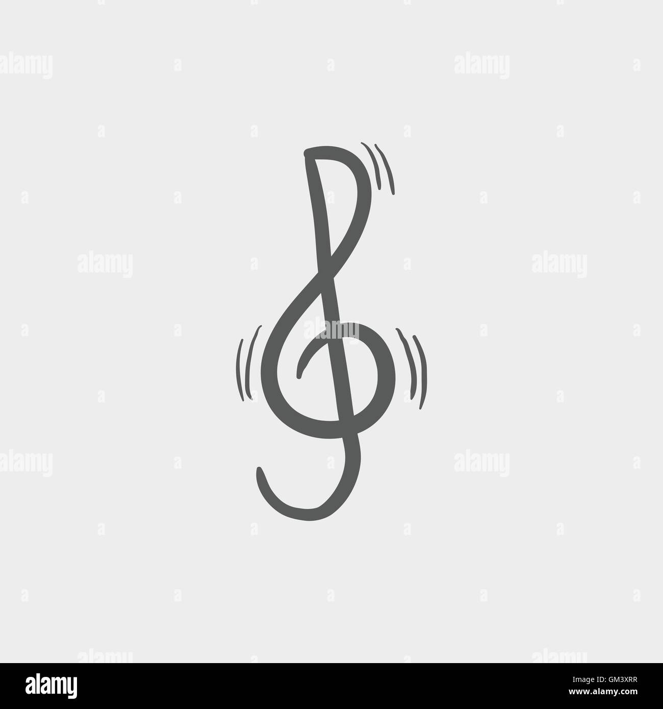 G clef hi-res stock photography and images - Alamy