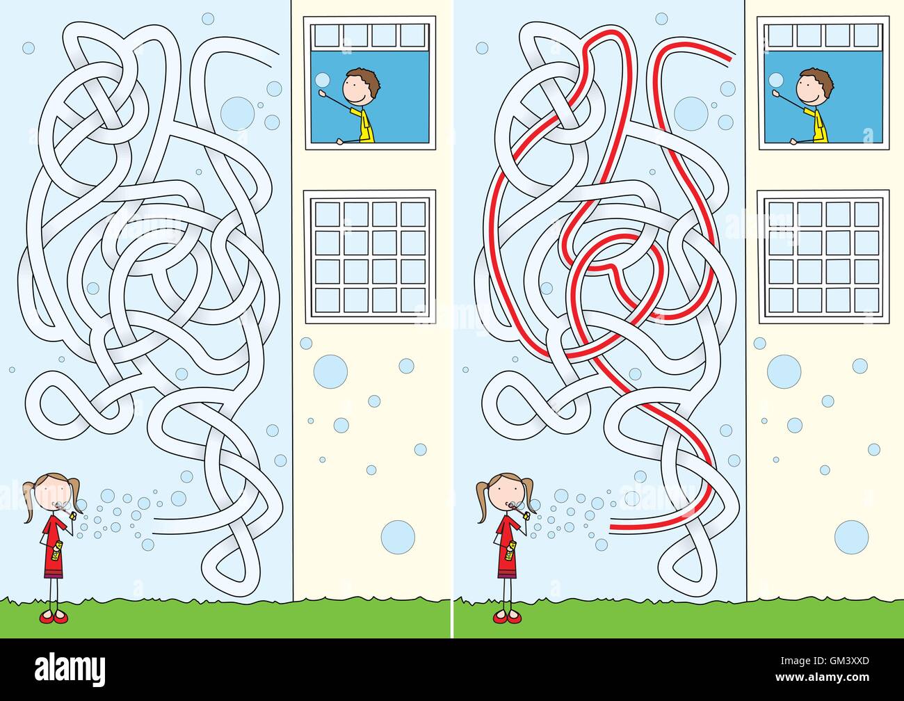 Kids Soap Stock Vector Images - Alamy