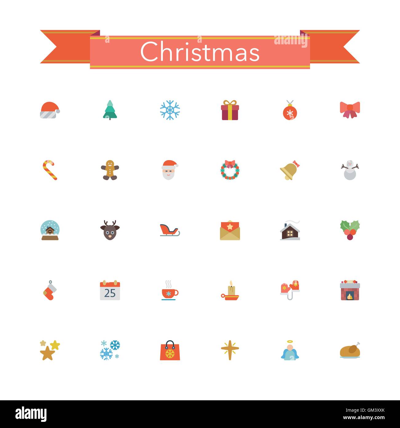 Vector flat candle home Stock Vector Images - Alamy