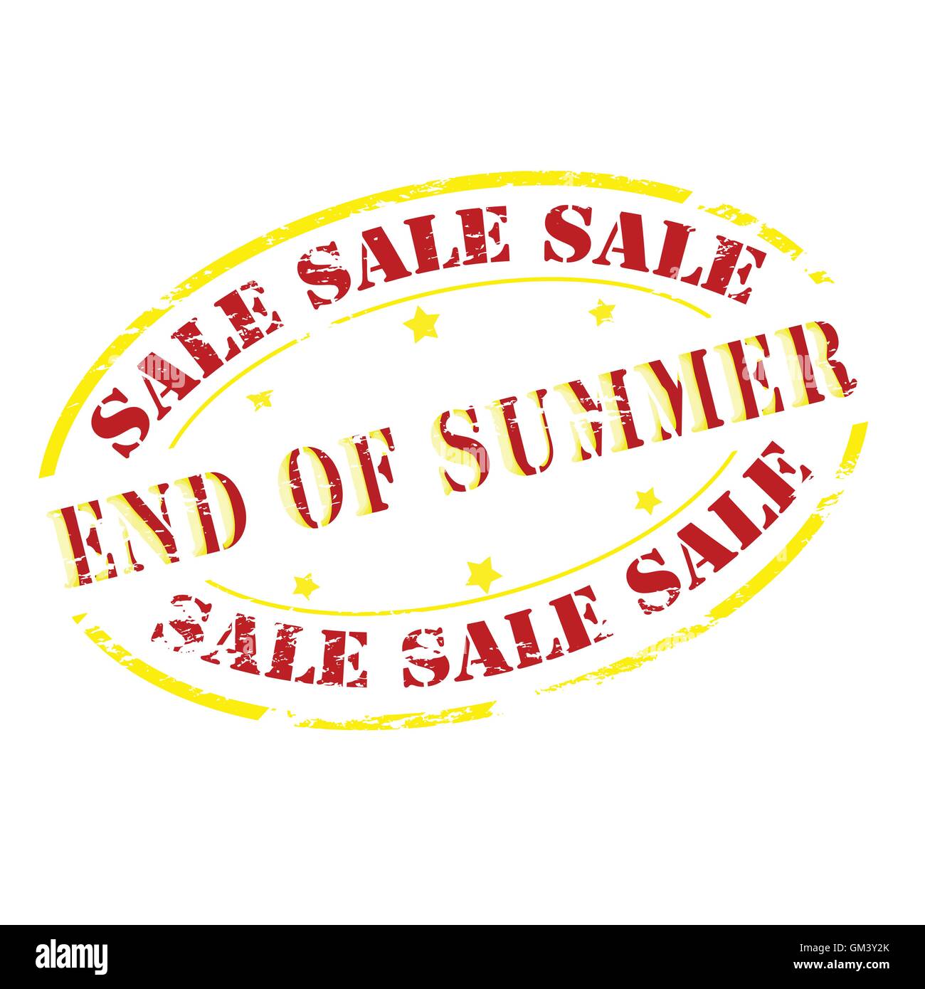 Sale end of Summer Stock Vector Image & Art - Alamy