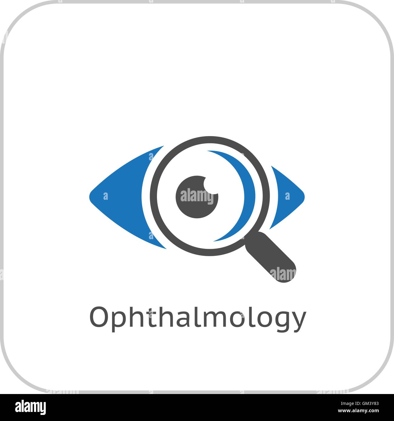 Ophthalmology and Medical Services Icon. Flat Design Stock Vector Image ...
