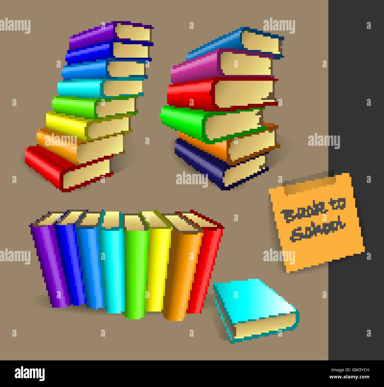 set of school elements Stock Vector Image & Art - Alamy
