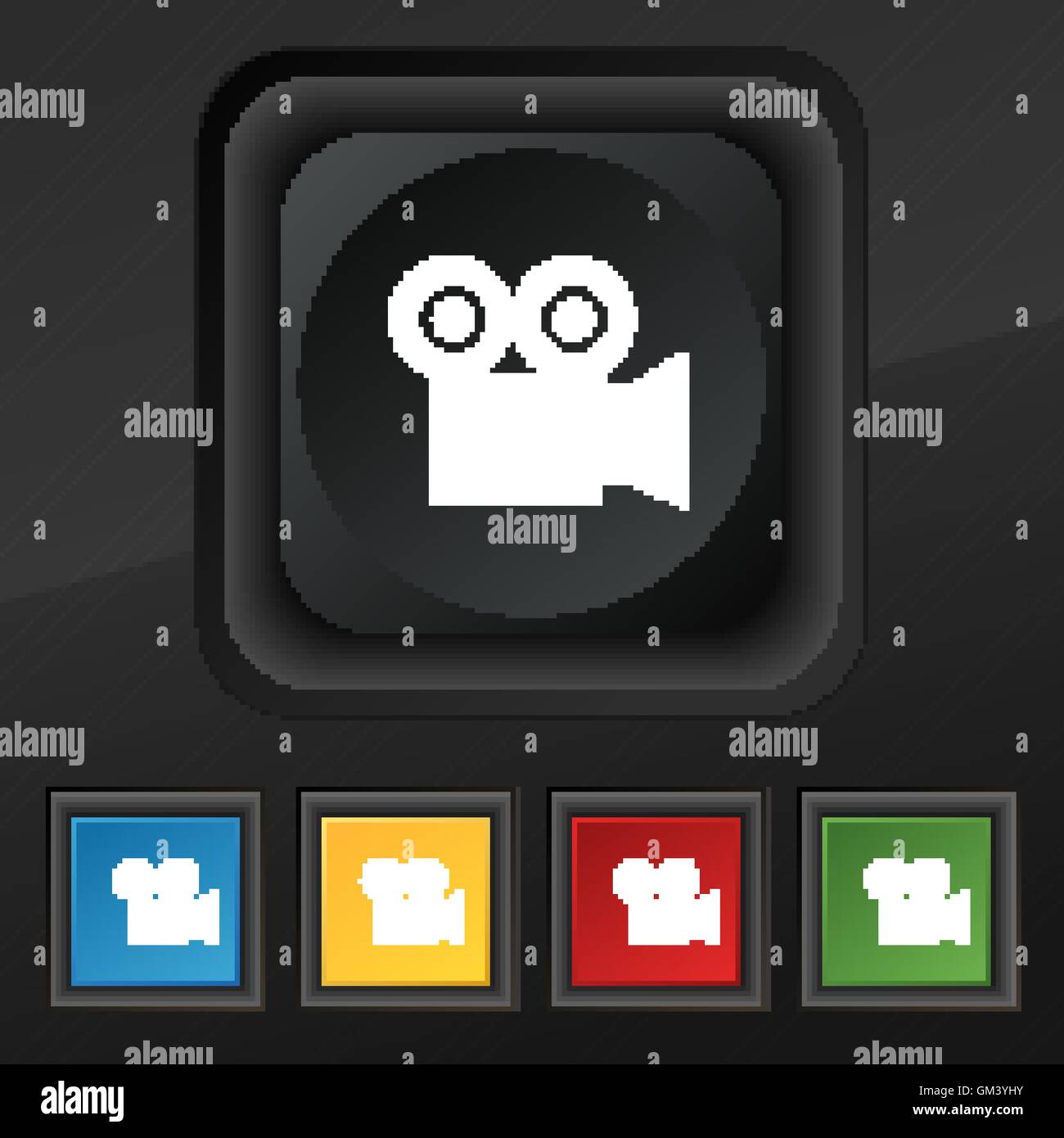 Movie recording symbol hi-res stock photography and images - Alamy