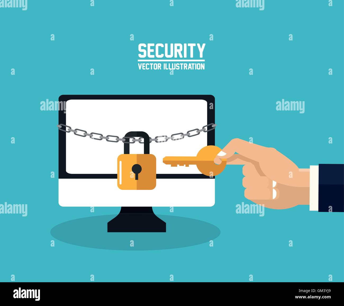 computer cyber security system design Stock Vector Image & Art - Alamy