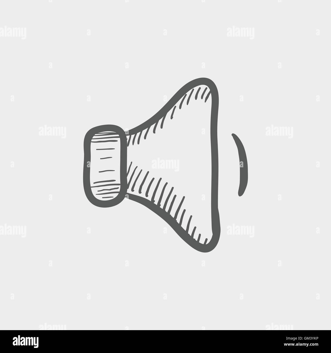 Low speaker volume sketch icon Stock Vector Image & Art - Alamy