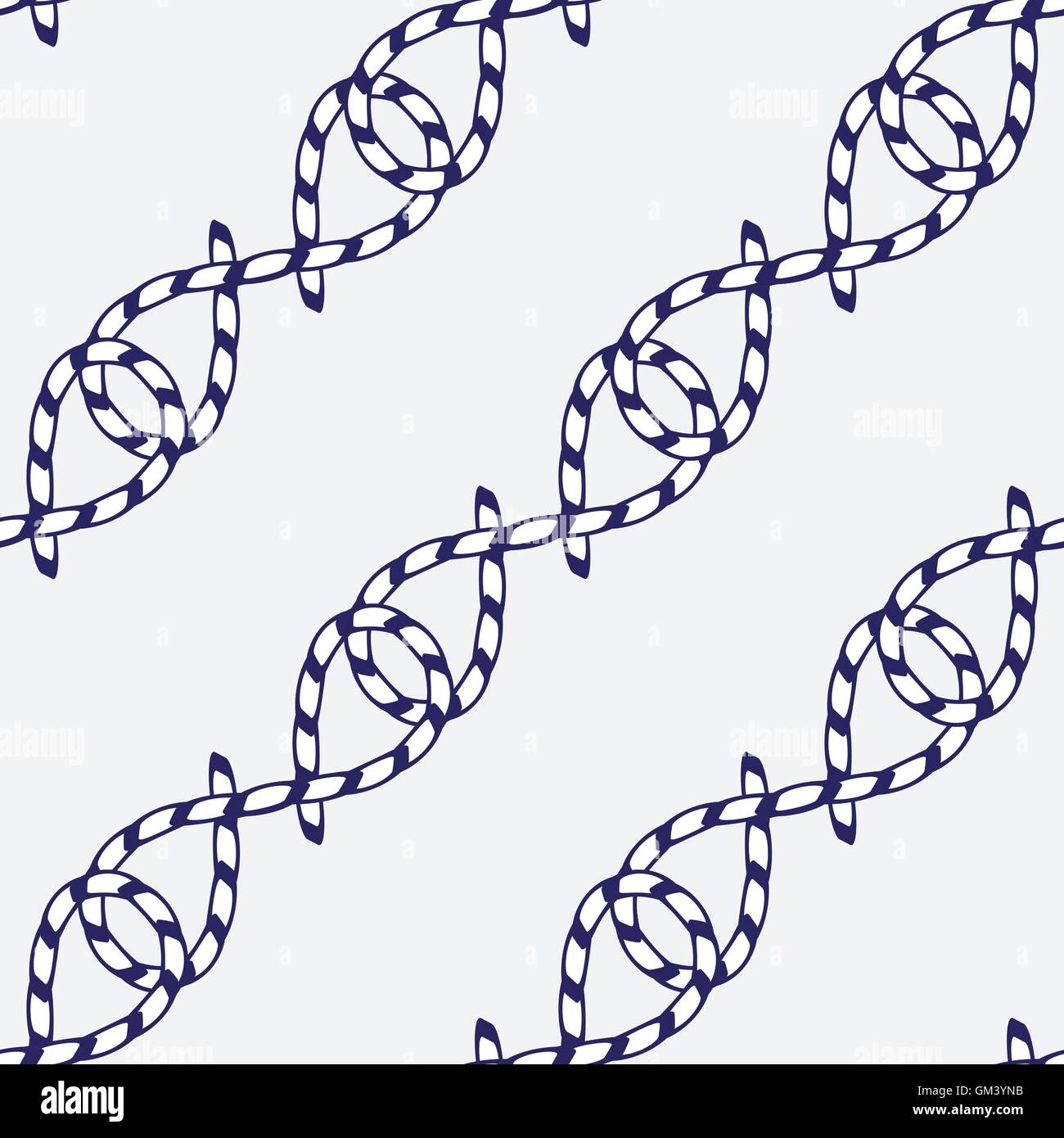 Vector seamless pattern with sea elements rope Stock Vector Image & Art ...