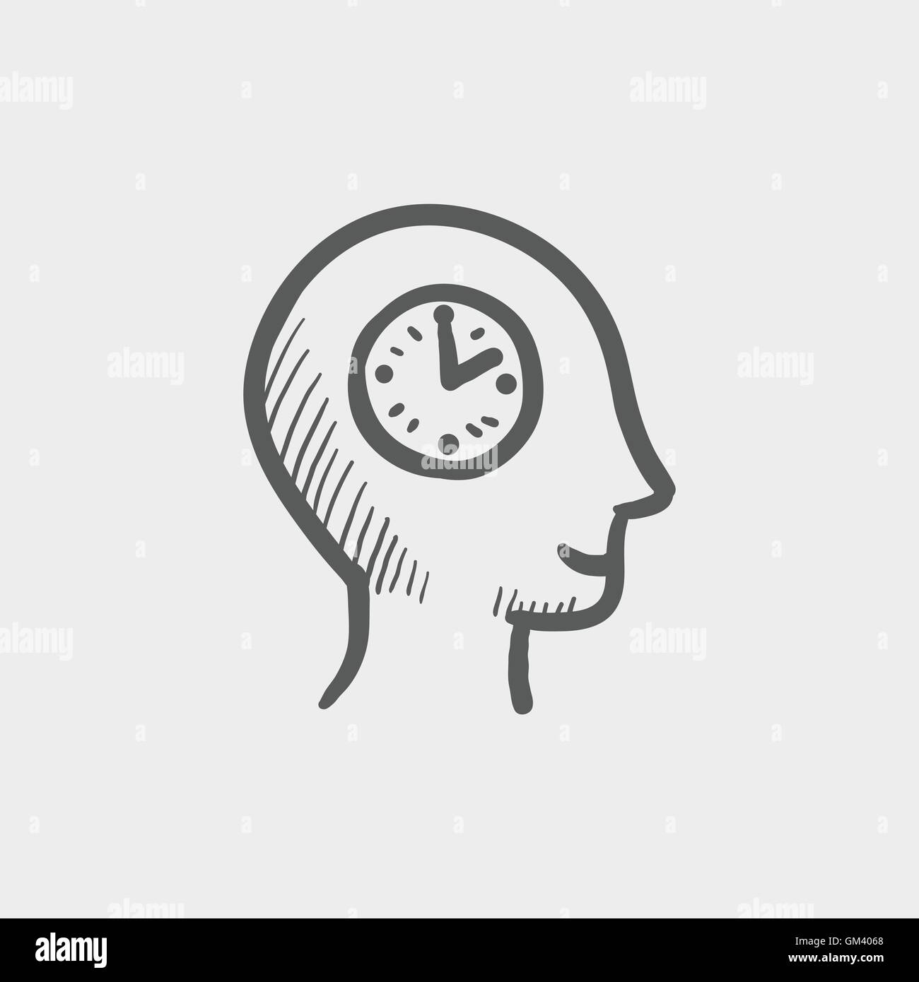 Male watch icon clock hi-res stock photography and images - Alamy