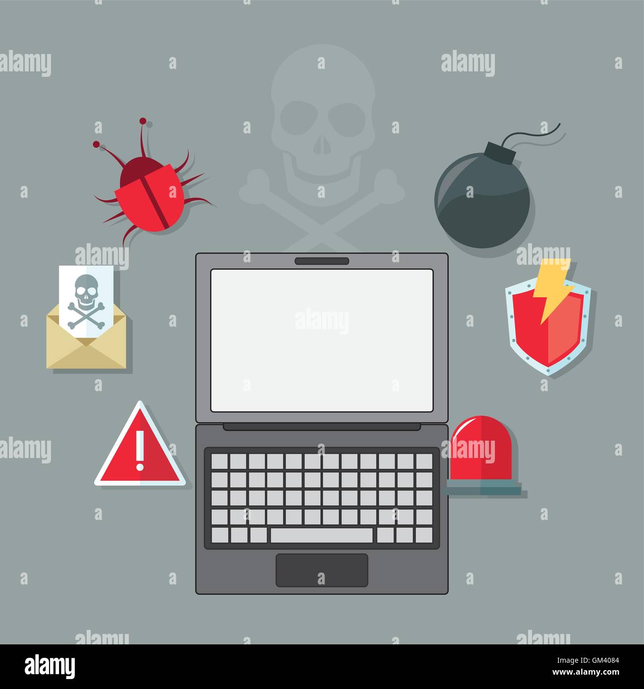 laptop cyber security system design Stock Vector Image & Art - Alamy