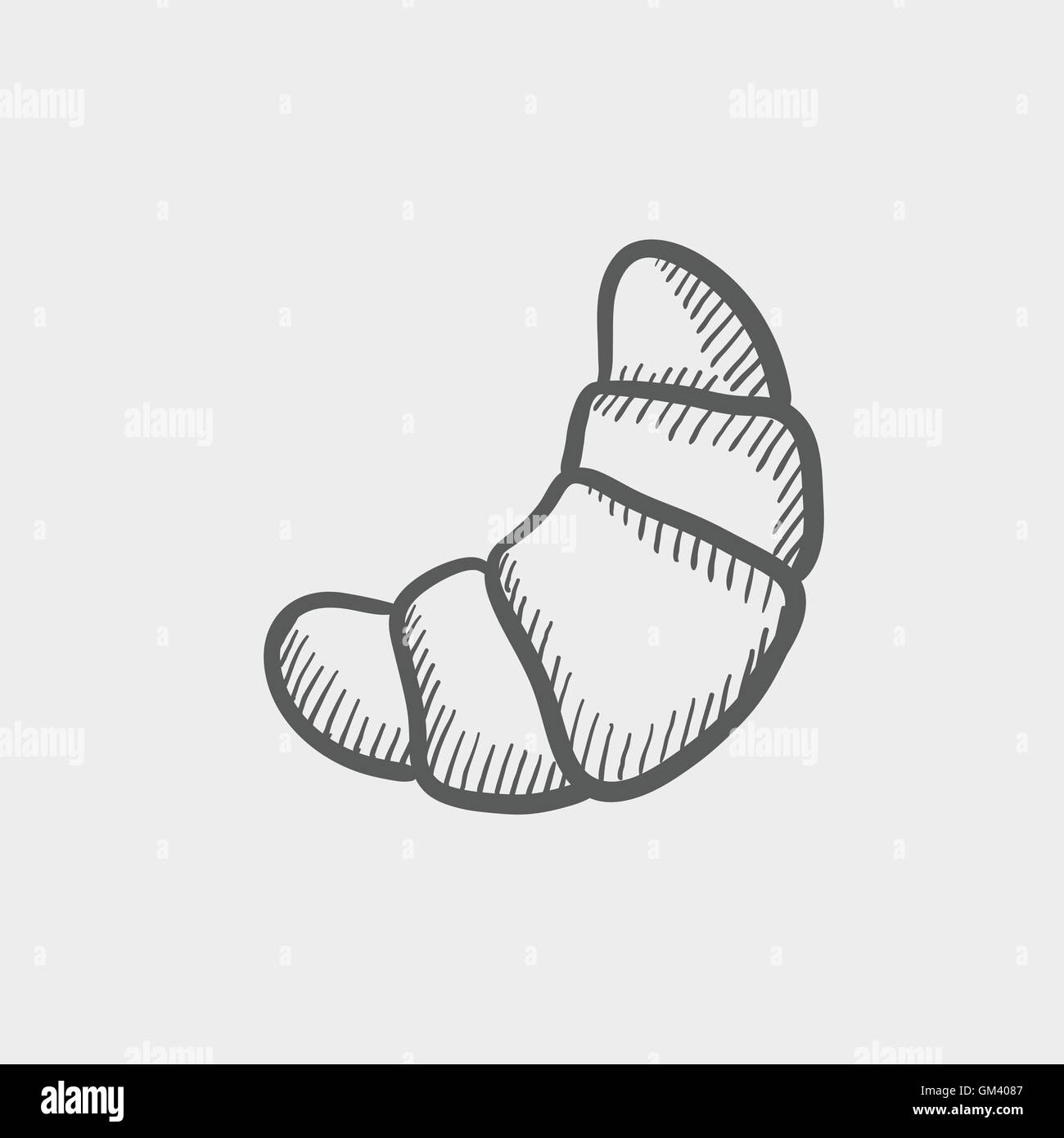 How To Draw A Croissant Easy Step By Step