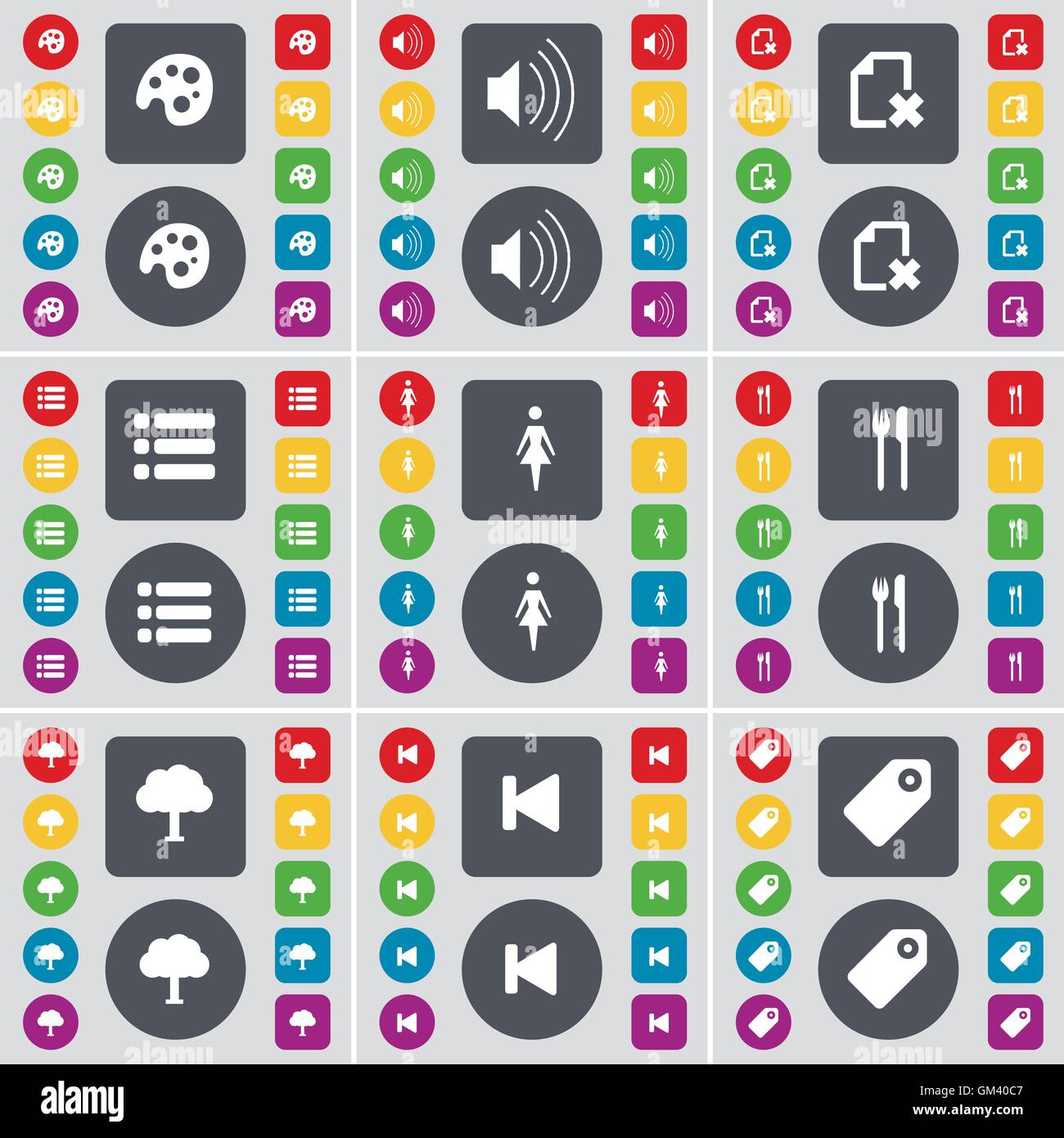 Palette knife icon vector Stock Vector Images - Alamy