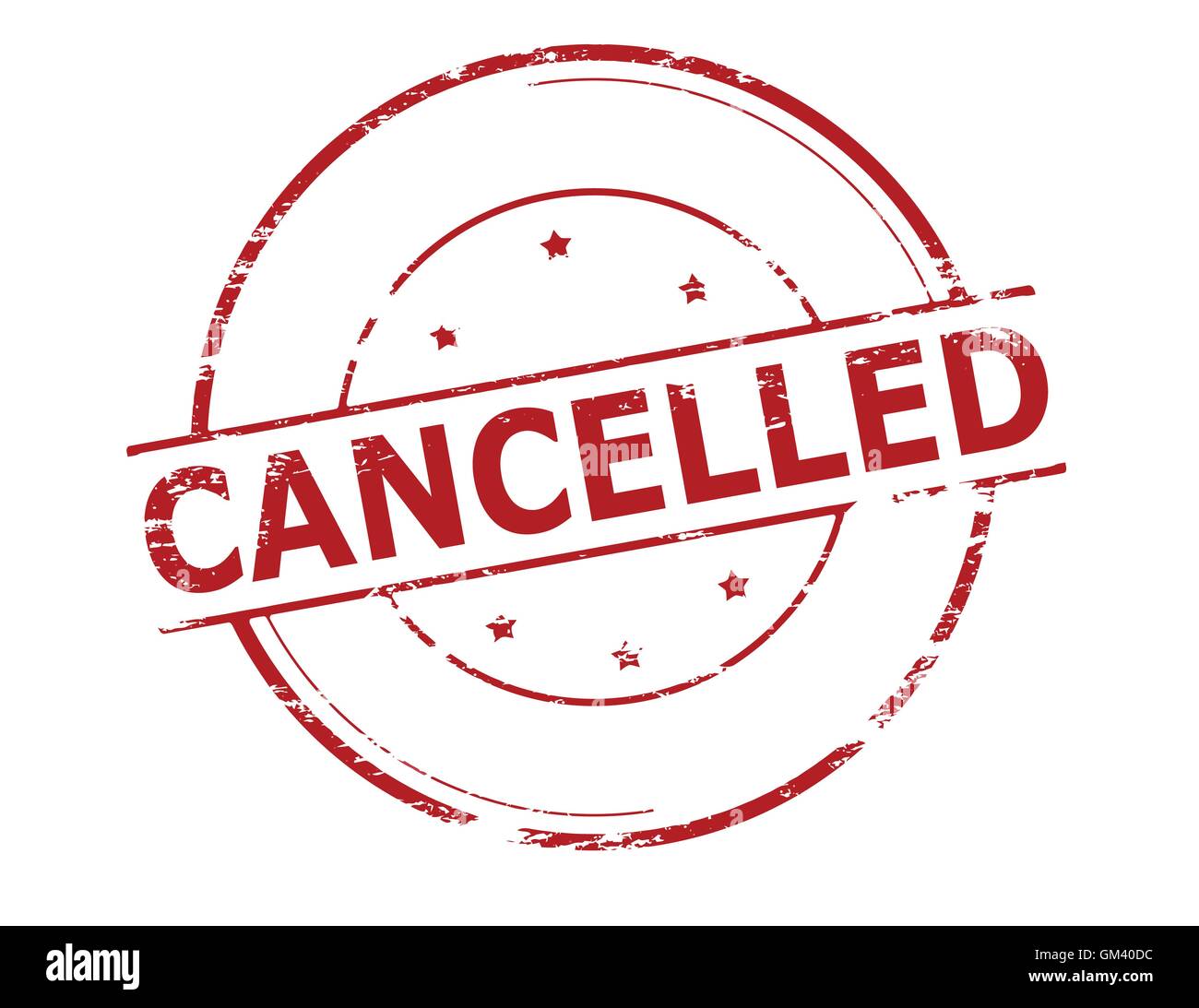 Cancelled symbol Stock Vector Images - Alamy