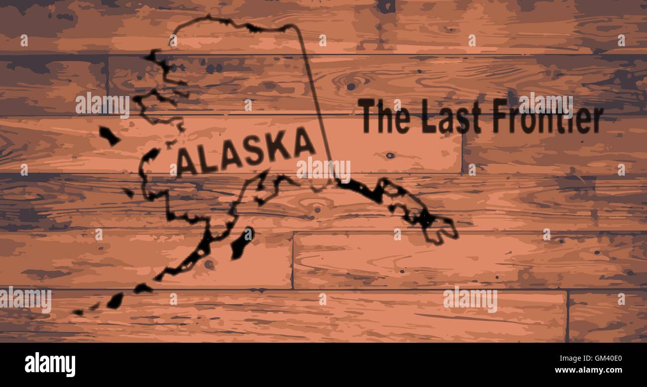 American frontier map hi-res stock photography and images - Alamy