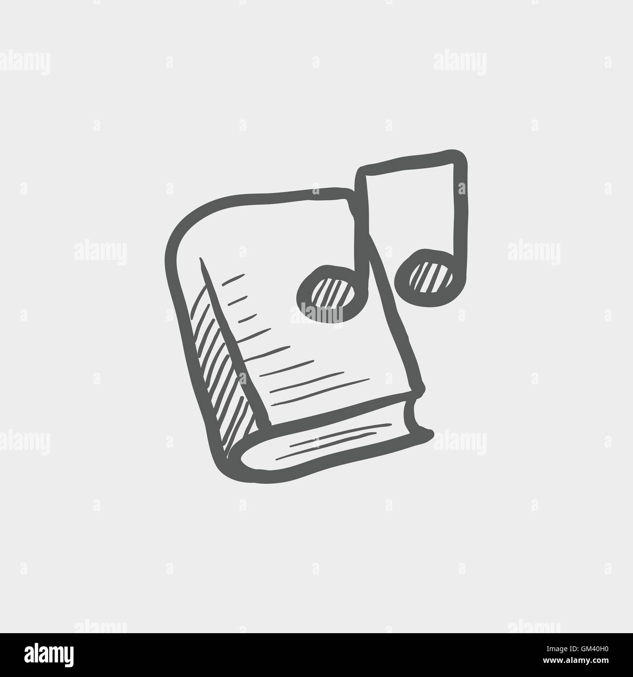 Open music book hi-res stock photography and images - Alamy