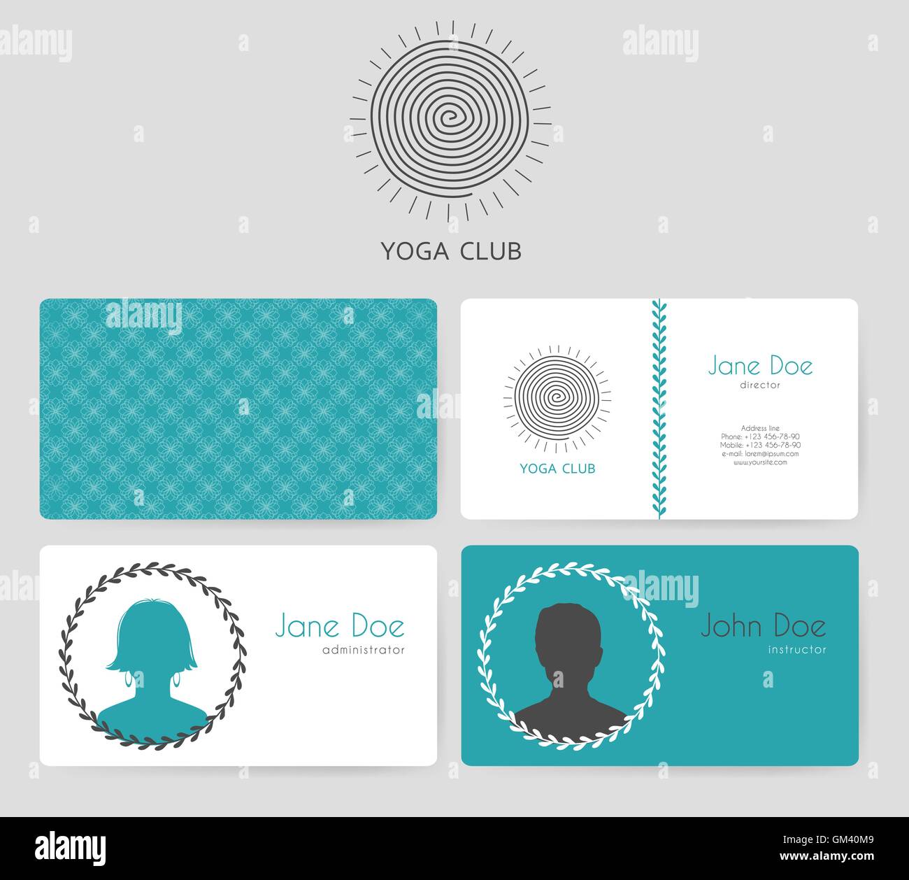 Business cards badge Stock Vector Images - Alamy