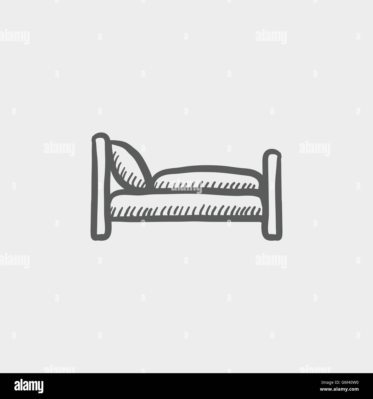 Hospital room mobile bed Stock Vector Images - Alamy