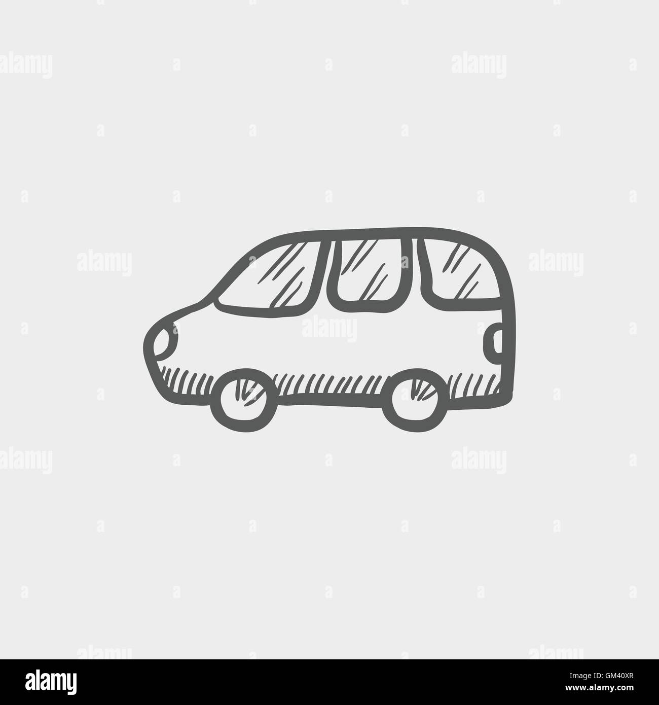 Van transport sketch icon Stock Vector Image & Art - Alamy
