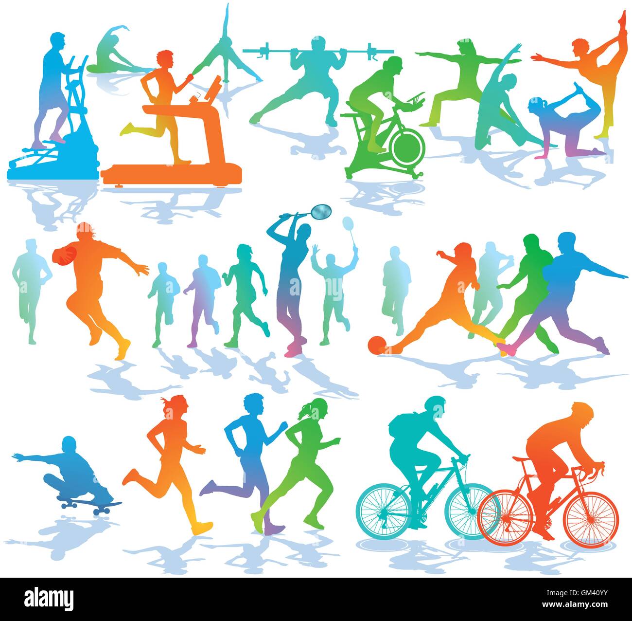 Gym Stock Vector Images - Alamy