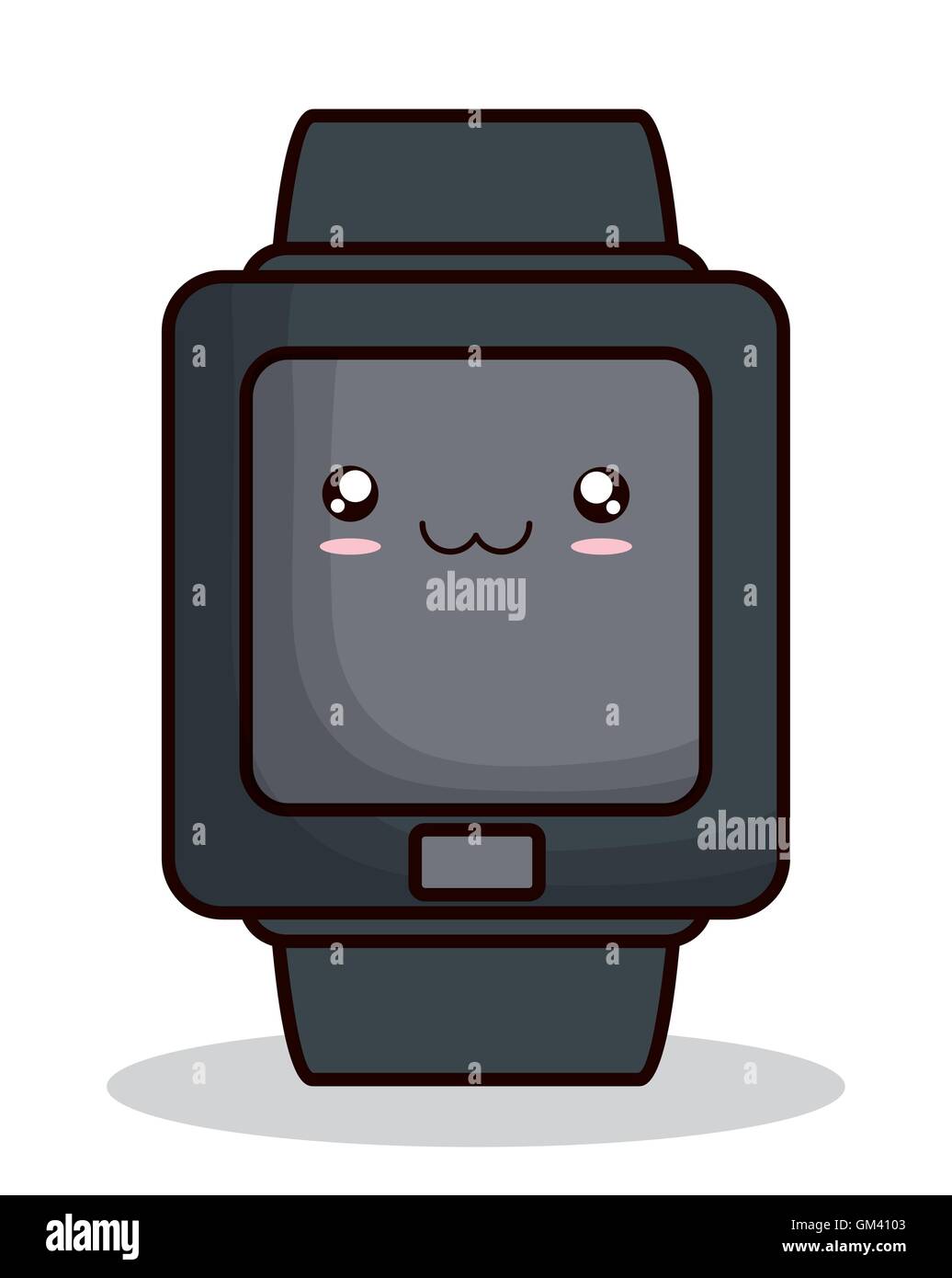 kawaii cartoon technology design Stock Vector Image & Art - Alamy