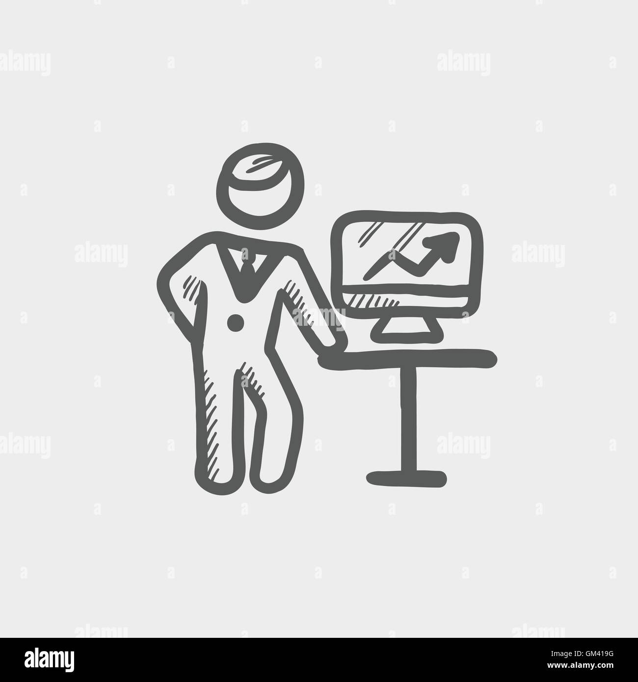 University presentation display Stock Vector Images - Alamy