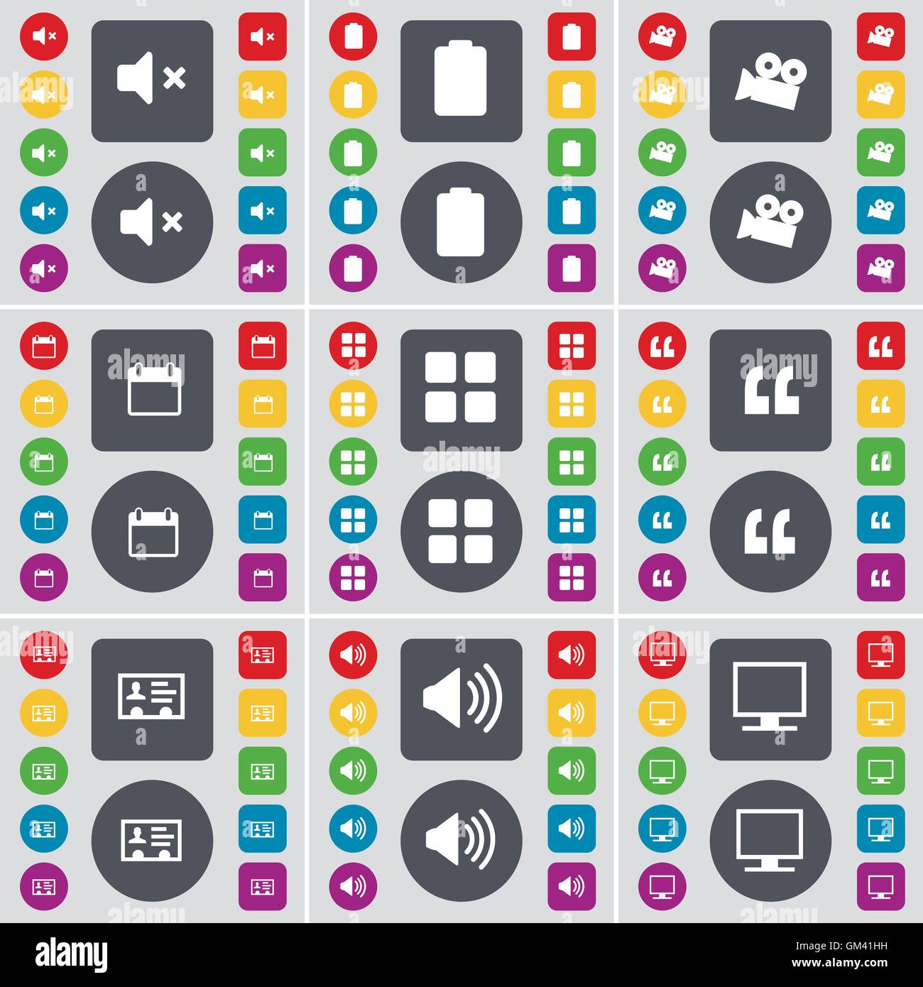 Camera icon for apps Stock Vector Images - Alamy