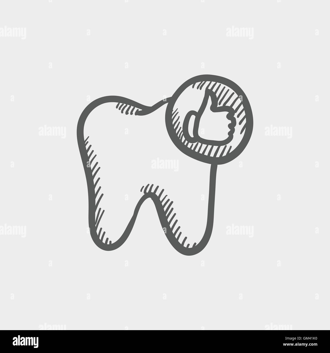 Healthy tooth sketch icon Stock Vector Image & Art - Alamy