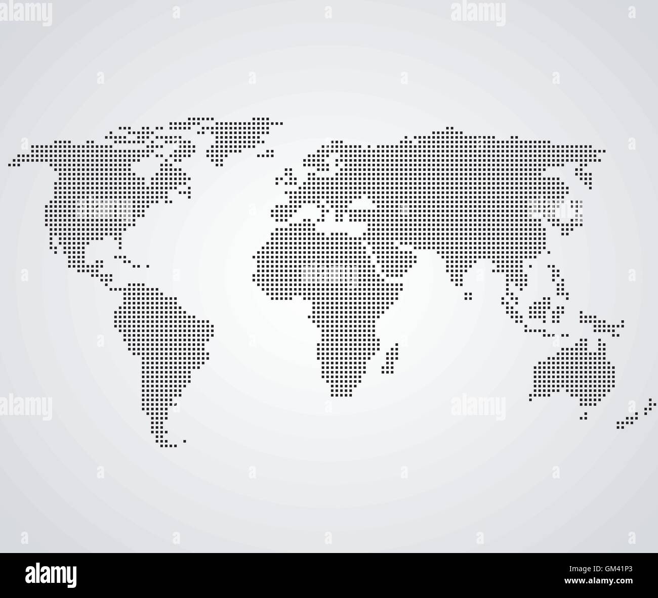 Grey global map Stock Vector Images - Alamy