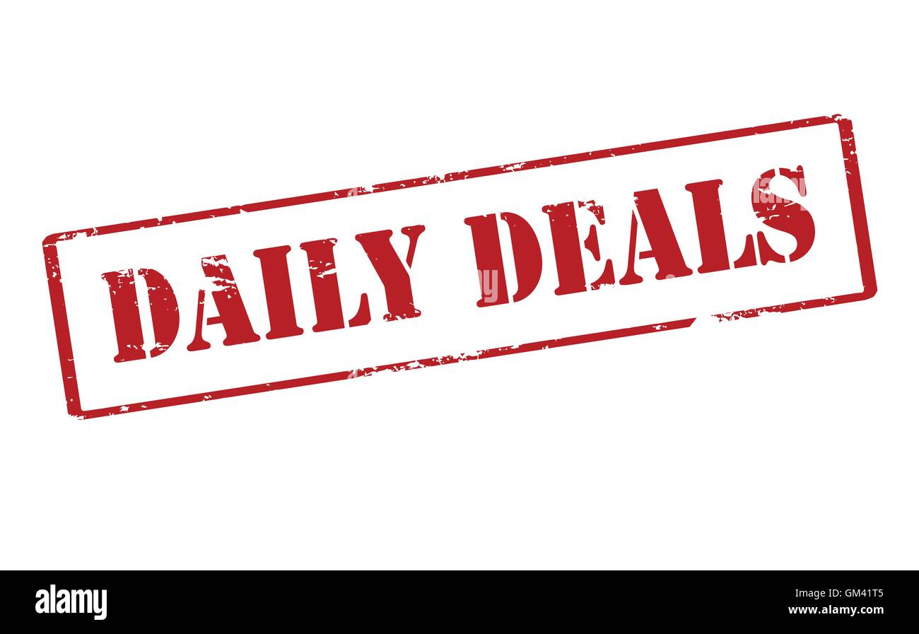 Daily deals Stock Vector Images - Alamy
