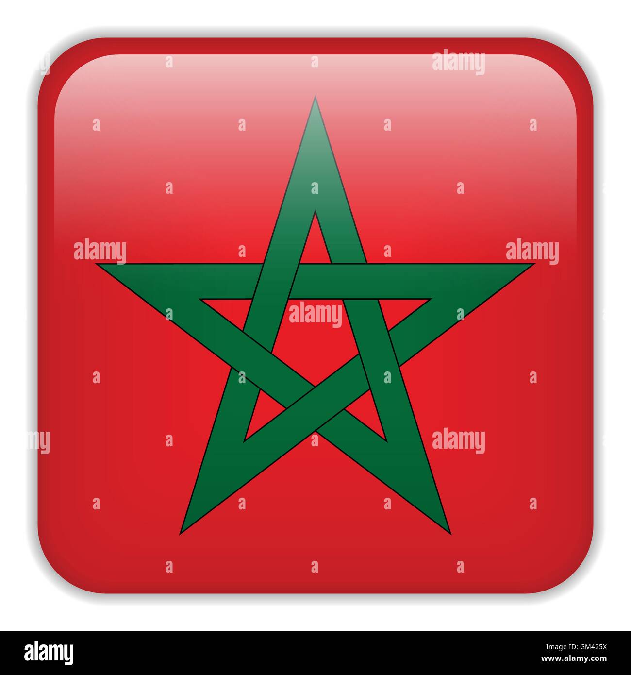 Moroccan flag square hi-res stock photography and images - Alamy