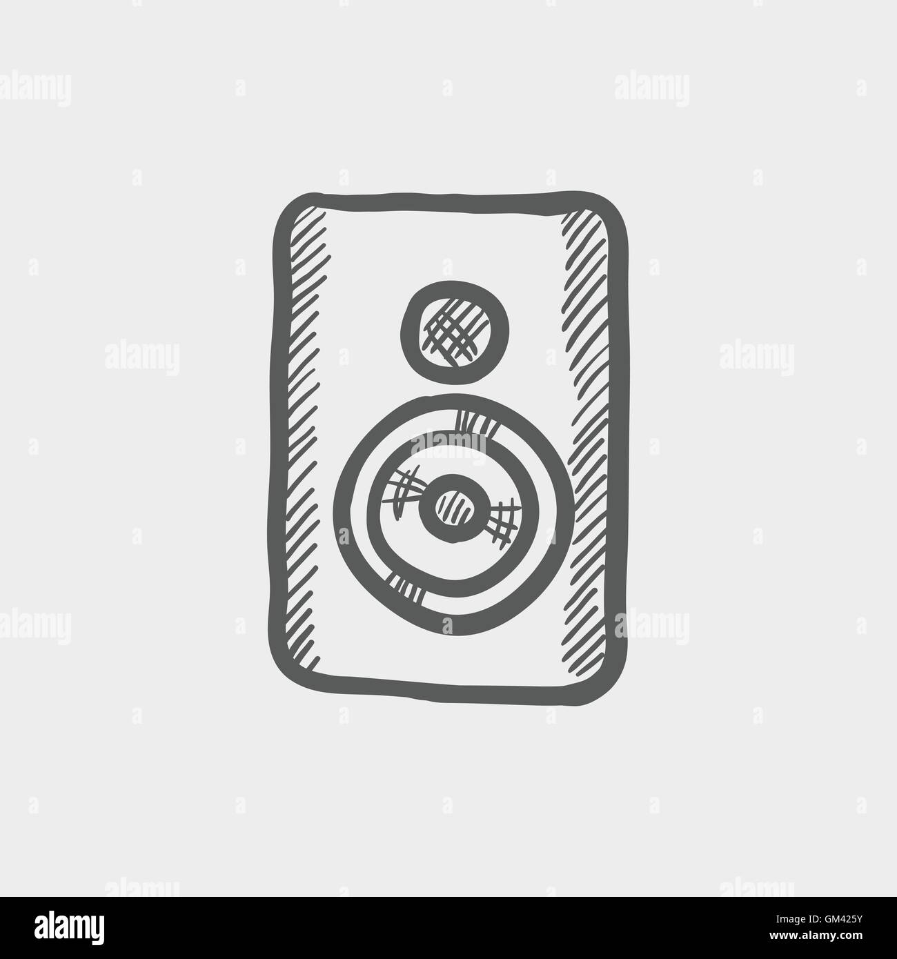 Modern hand speaker icon Stock Vector Images - Alamy