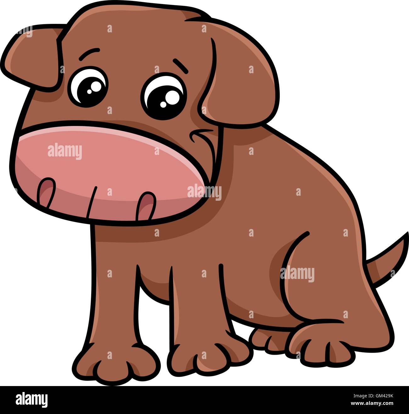 little dog cartoon character Stock Vector Image & Art - Alamy