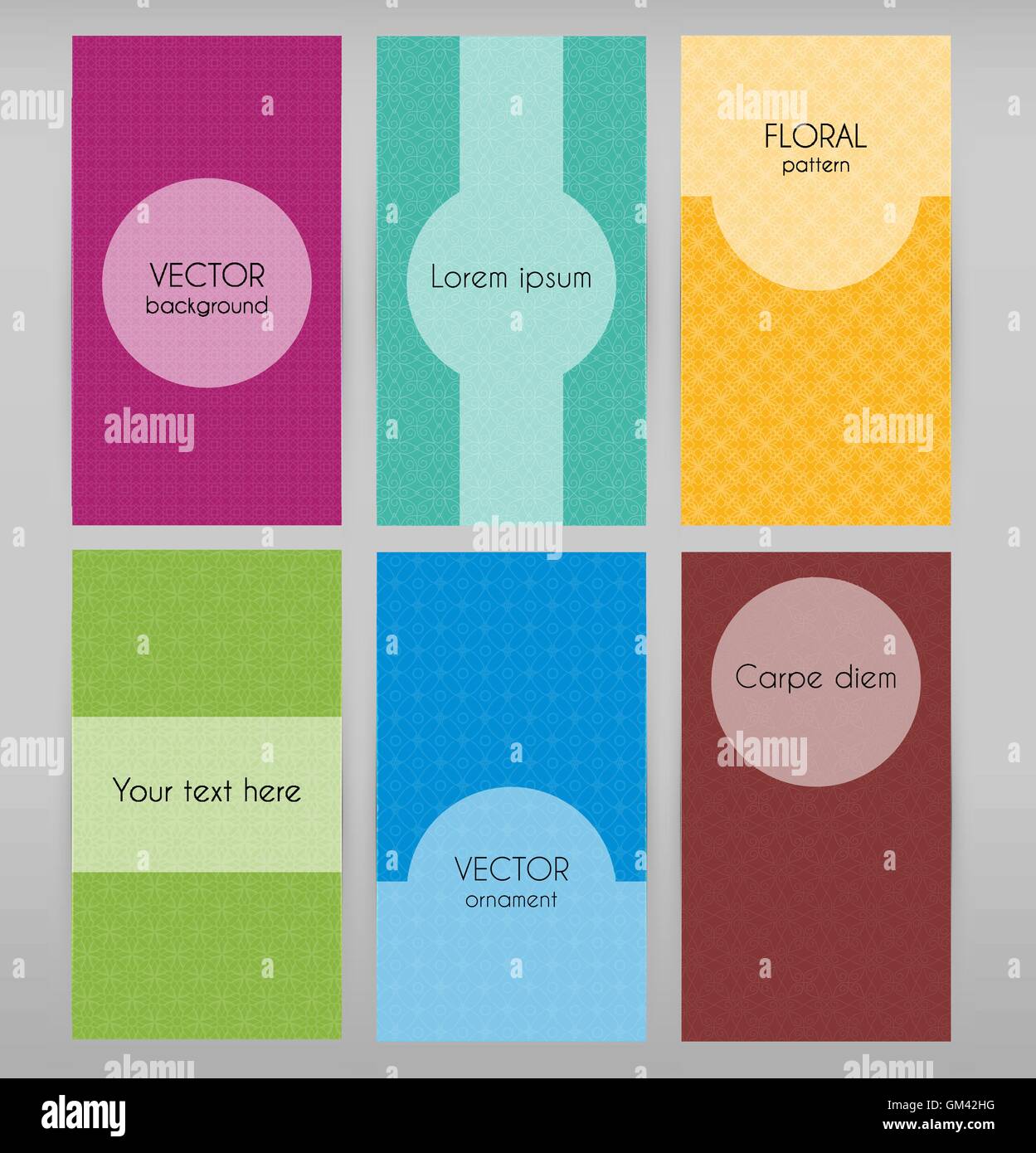 Cards with geometric patterns Stock Vector Image & Art - Alamy