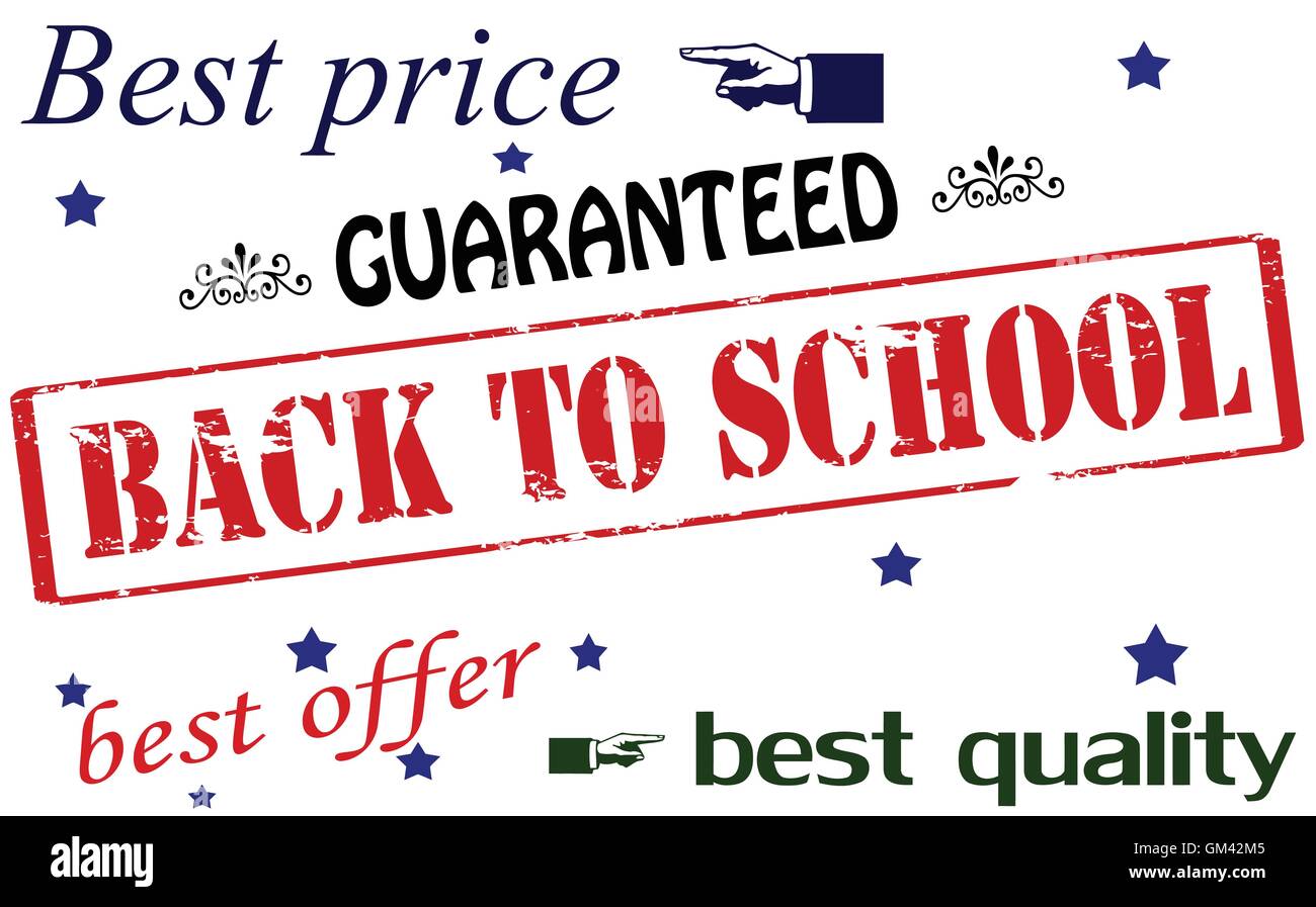 School stamps Stock Vector Images - Alamy