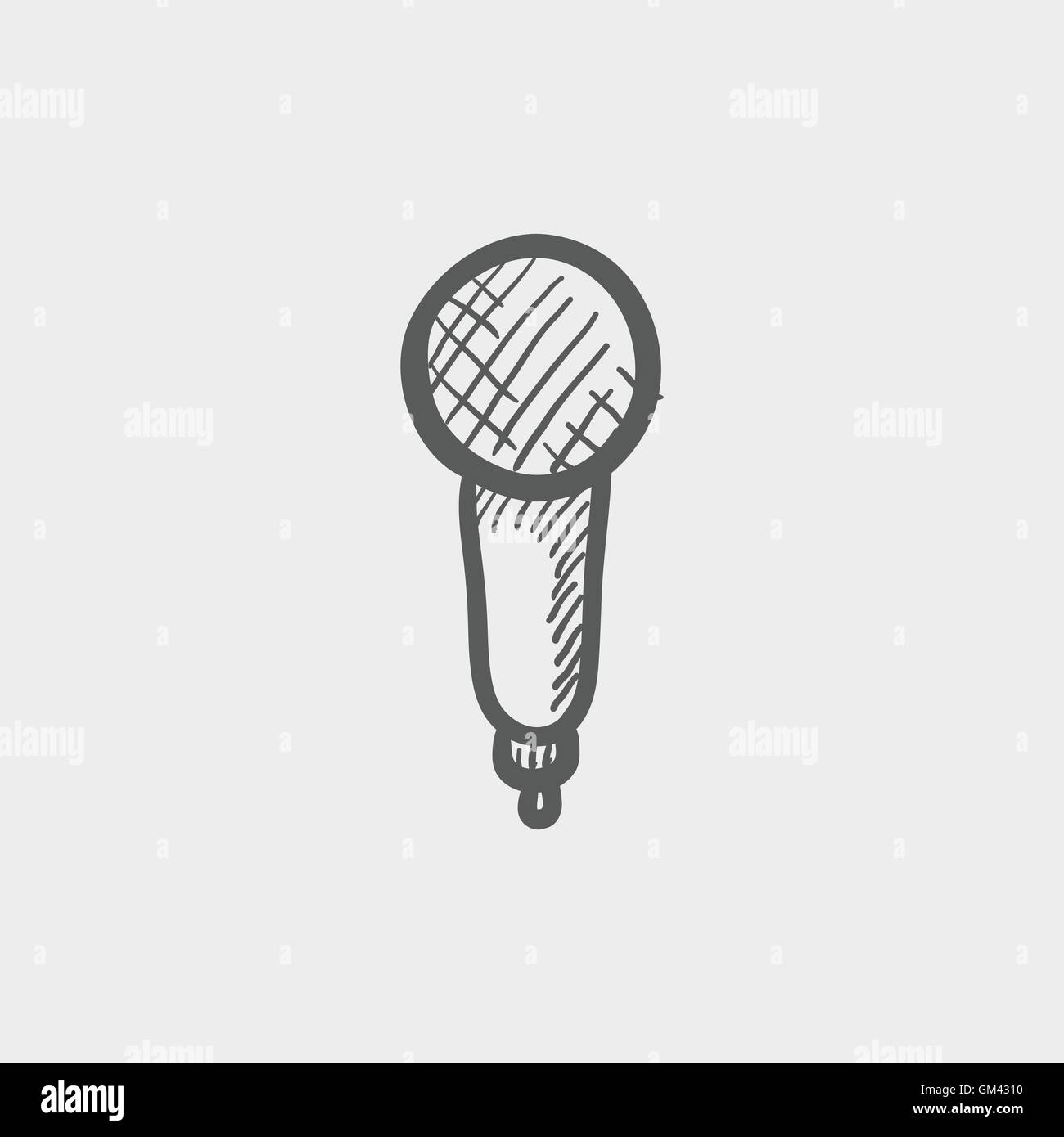 New microphone sketch icon Stock Vector Image & Art - Alamy
