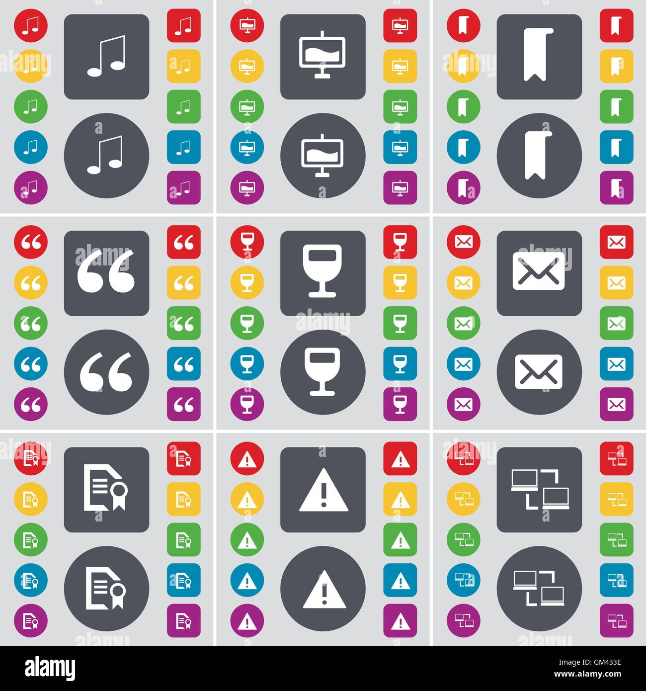 Data warning message Stock Vector Images - Alamy