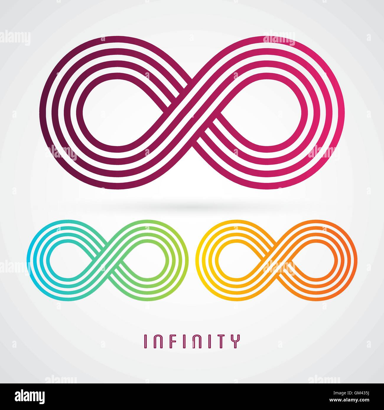 Infinity sign, different colored Stock Vector Image & Art - Alamy