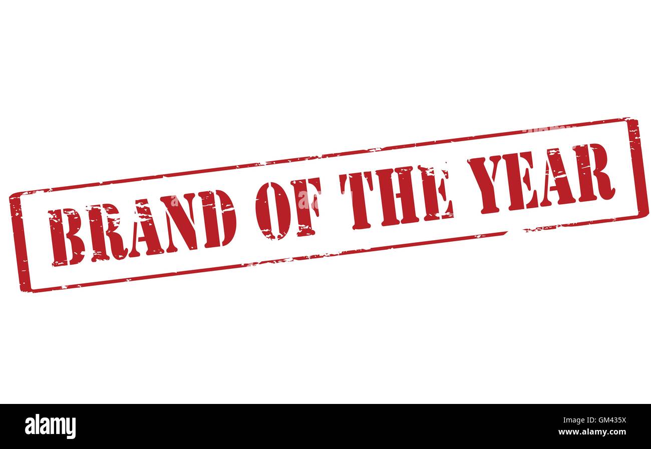Brand of the year Stock Vector Image & Art - Alamy