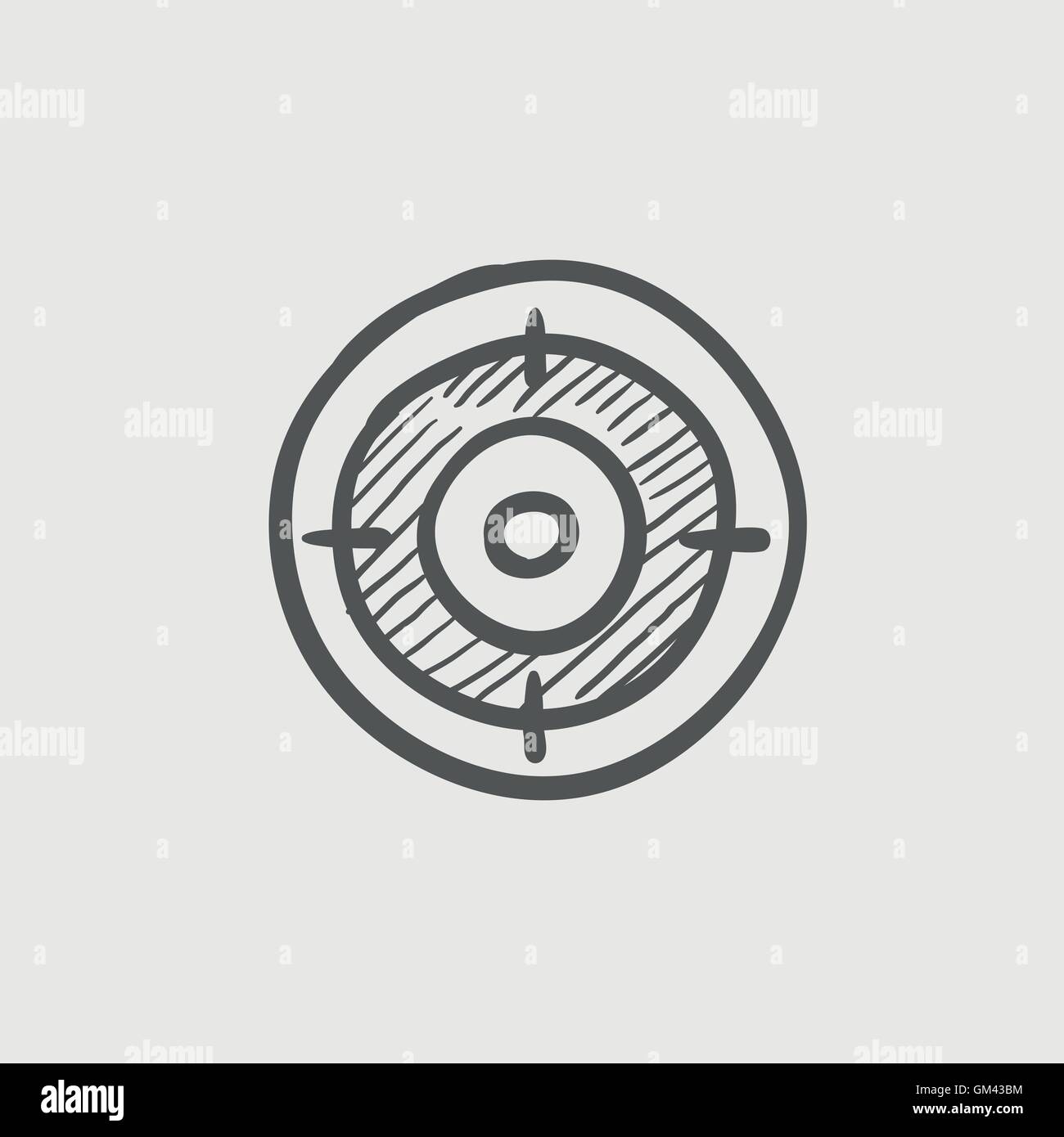 Target board sketch icon Stock Vector Image & Art - Alamy