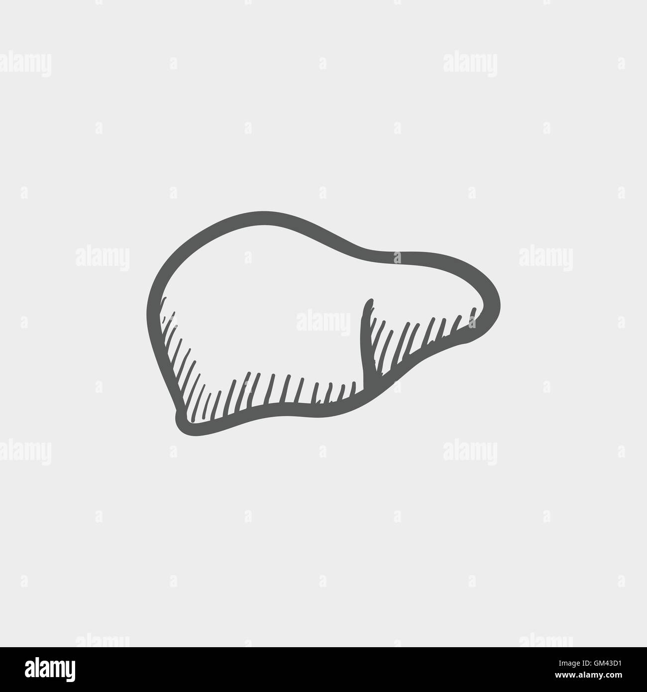 Liver drawing hi-res stock photography and images - Alamy